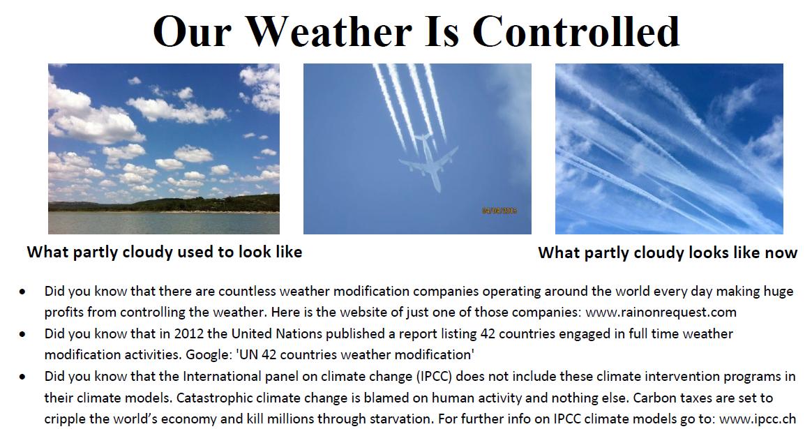 Taking Action – Our Weather Is Manufactured